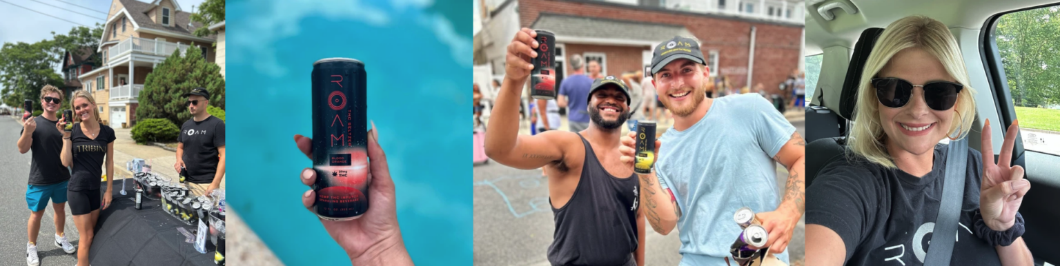 ROAM // Hemp THC-Infused // Sparkling Beverages
